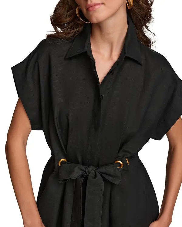 Donna Karan New York Belted Midi Dress