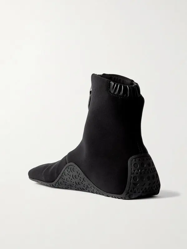 Alaïa Basket Neoprene High-top Sneakers