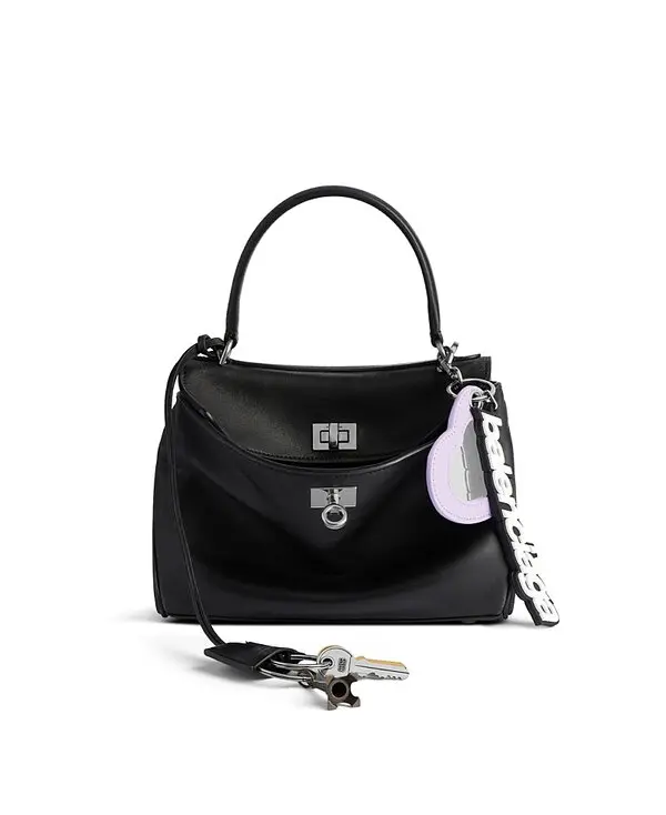 Balenciaga Rodeo Mini Handbag With Charms - Black