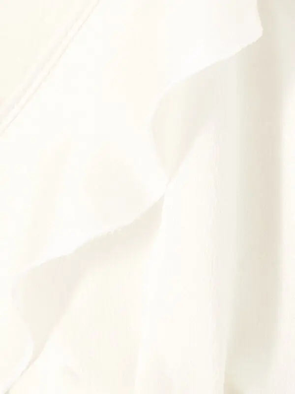 Chloé Ruffled Tie-front Silk-chiffon Top