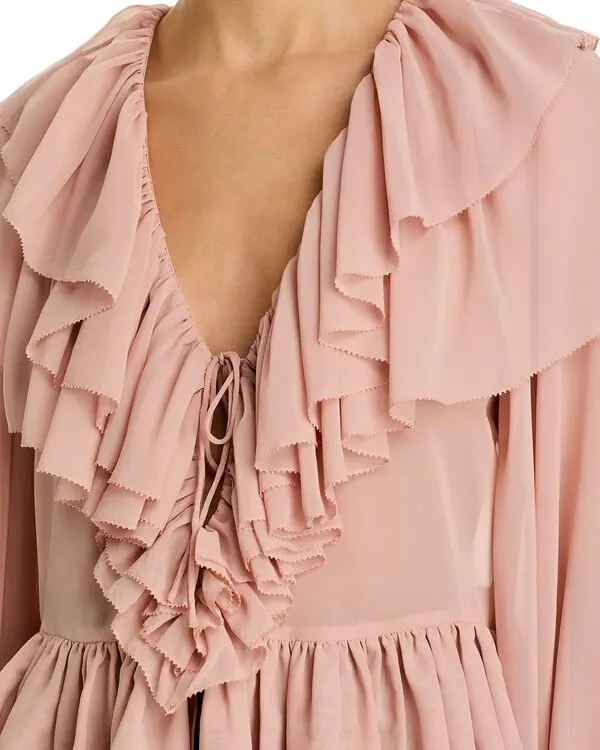 Ronny Kobo Soraya Ruffled Blouse