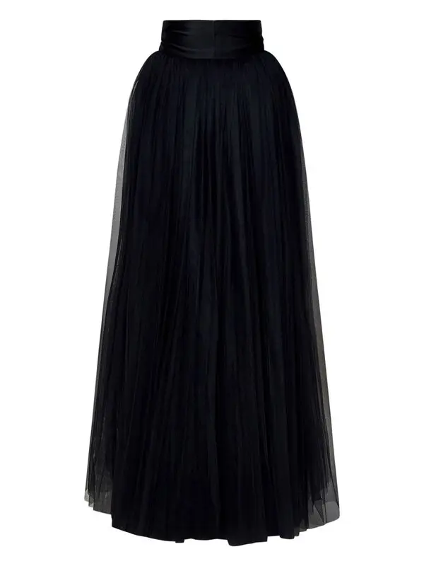ROOM76 Tulle-overlay Maxi Skirt
