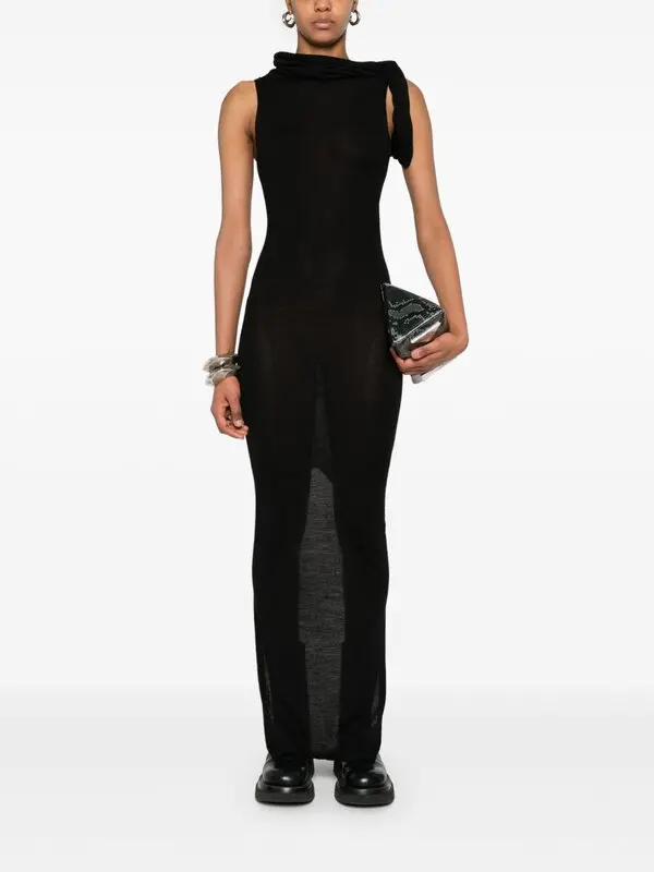 Rick Owens Banded Maxi Dress