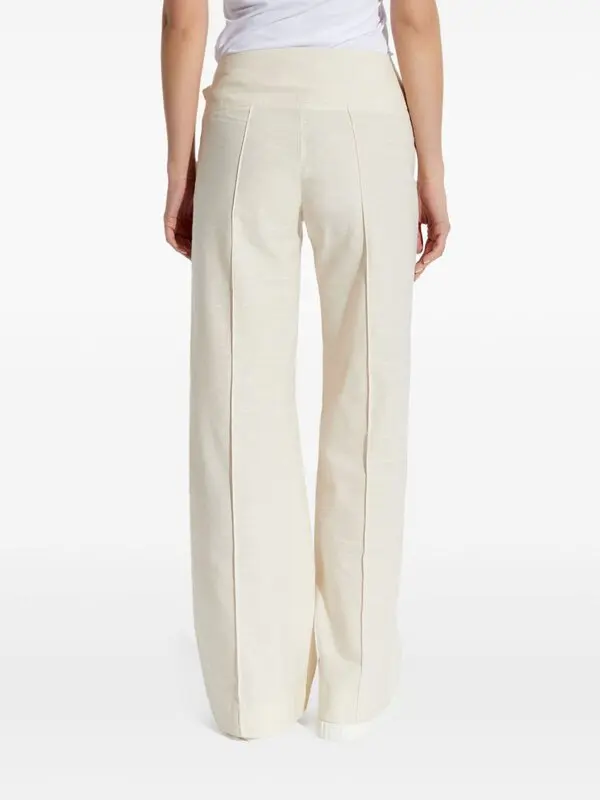 Versace Baroque Buckle Trousers - White