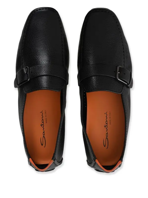 Santoni Hamel Loafers - Black