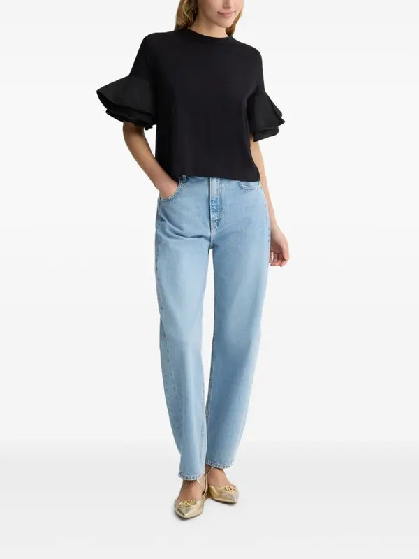 Liu Jo Flounce-sleeve T-shirt