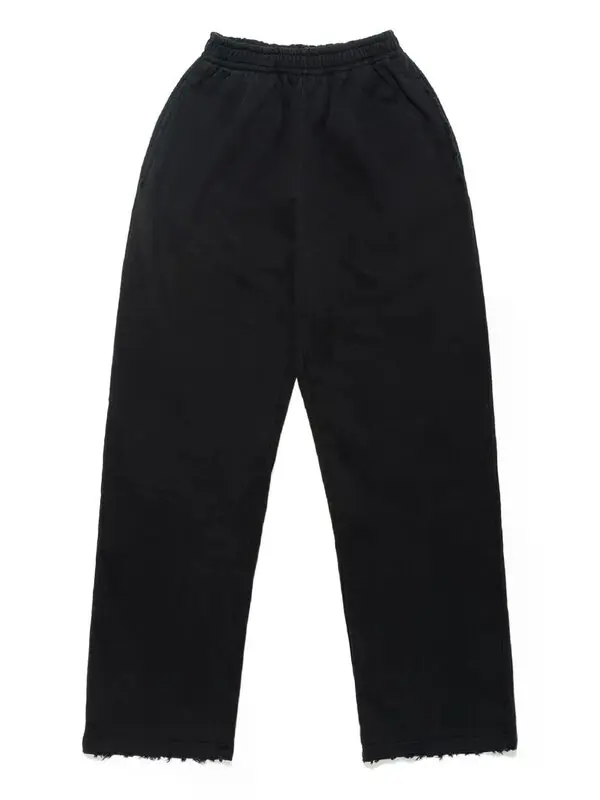MAINLESS Distressed Track Trousers - Black