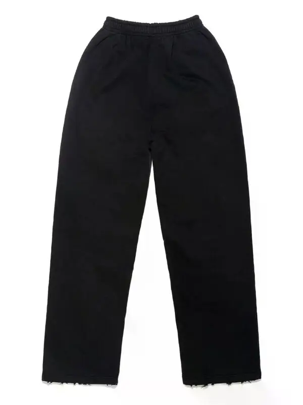 MAINLESS Distressed Track Trousers - Black
