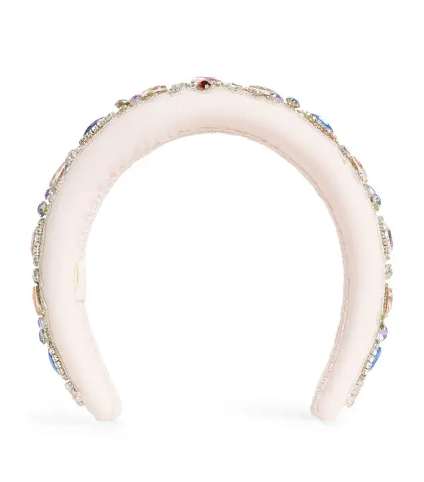 MAISON AVA Embellished Headband - Pink