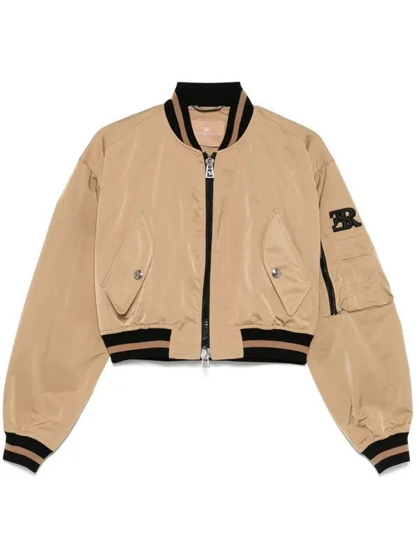 Ermanno Scervino Cropped Bomber Jacket