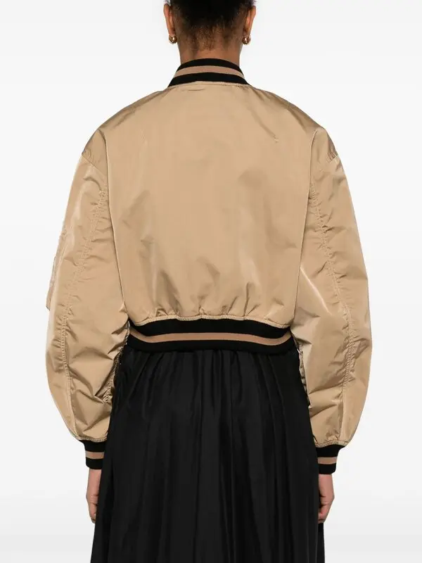 Ermanno Scervino Cropped Bomber Jacket