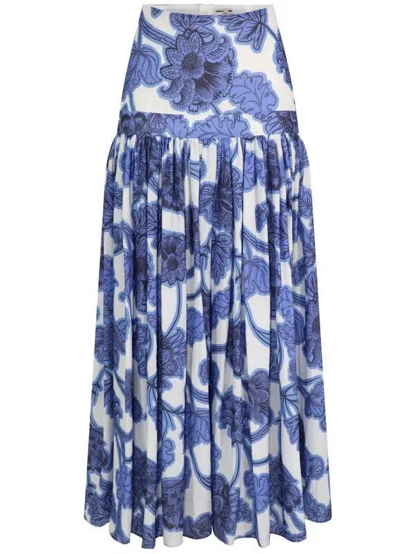 Alexis Napoli Maxi Skirt - Blue