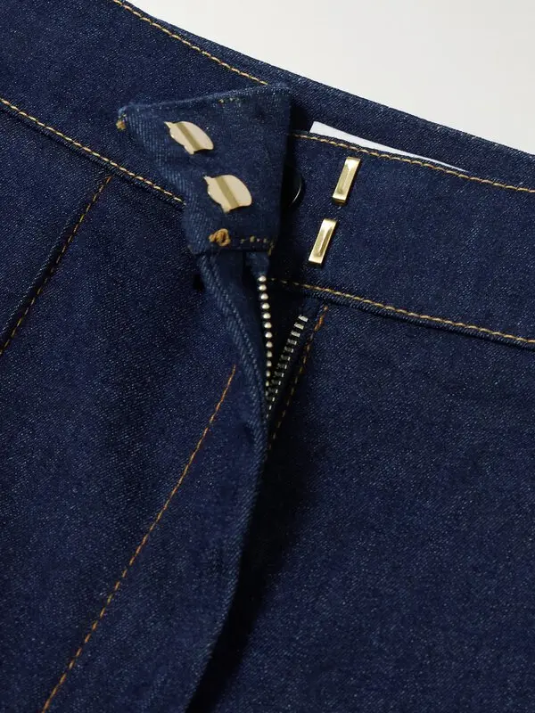 Veronica Beard Tani Cropped Straight-leg Jeans