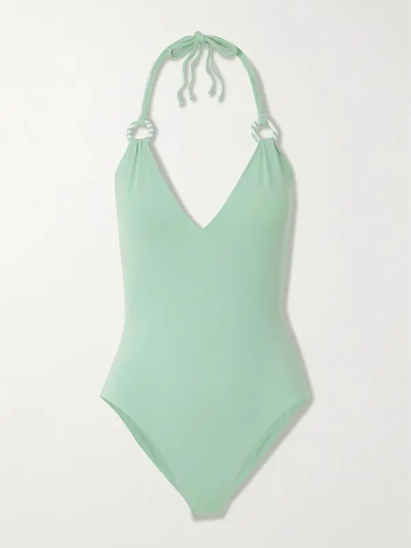 Marysia Doheny Halterneck One Piece Swimsuit - Green