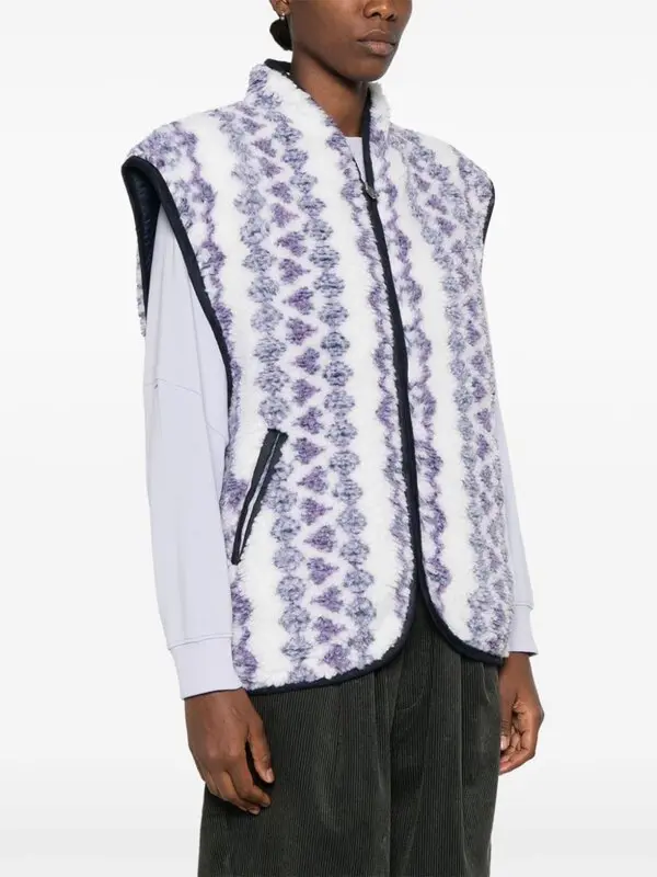 MARANT ETOILE Printed Reversible Vest