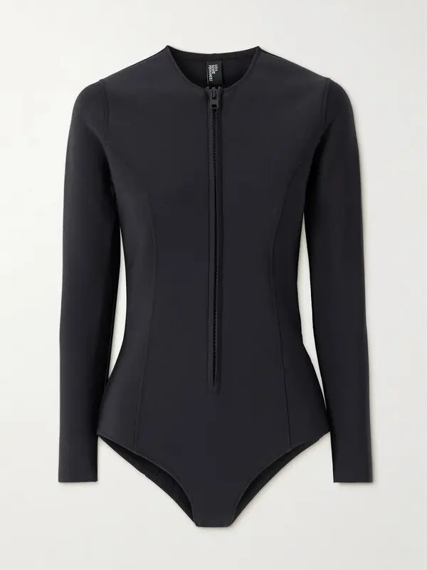 Lisa Marie Fernandez Farrah Neoprene Surf Suit - Black