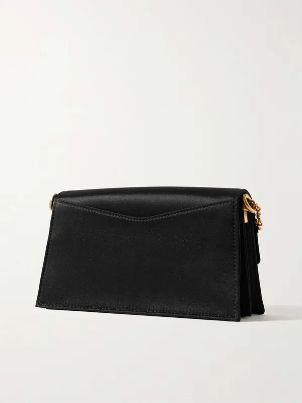 METIER Roma Silk-satin Shoulder Bag