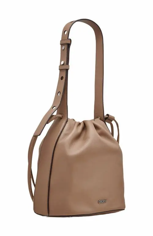 Dkny Channing Drawstring Bag - Cappucino