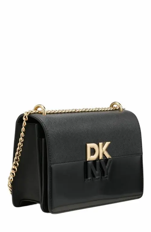 Dkny Echo Small Chain Flap Bag - Blk/gold