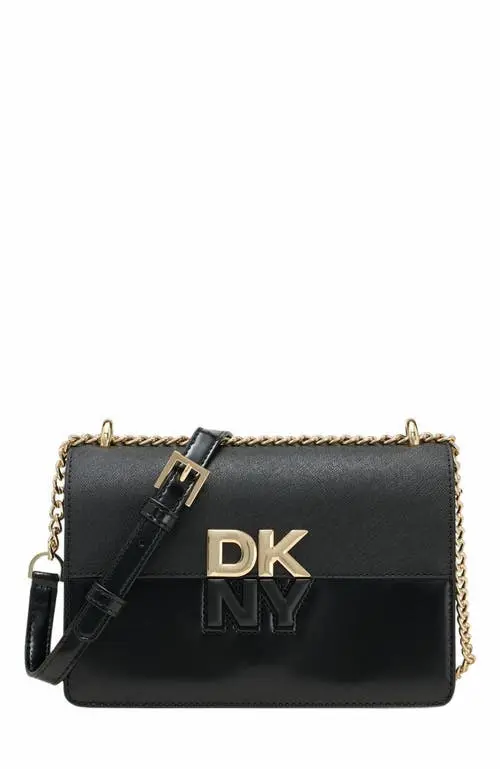 Dkny Echo Small Chain Flap Bag - Blk/gold