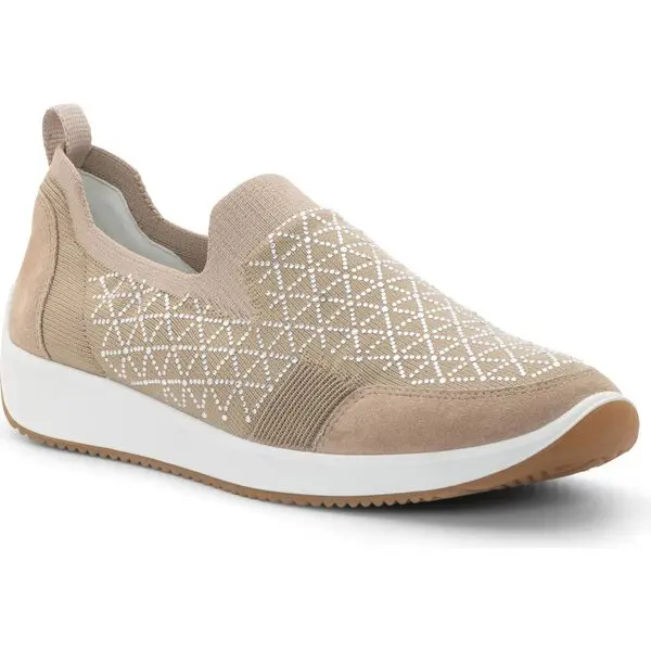 ARA Lisbon Lace-up Sneaker - Beige