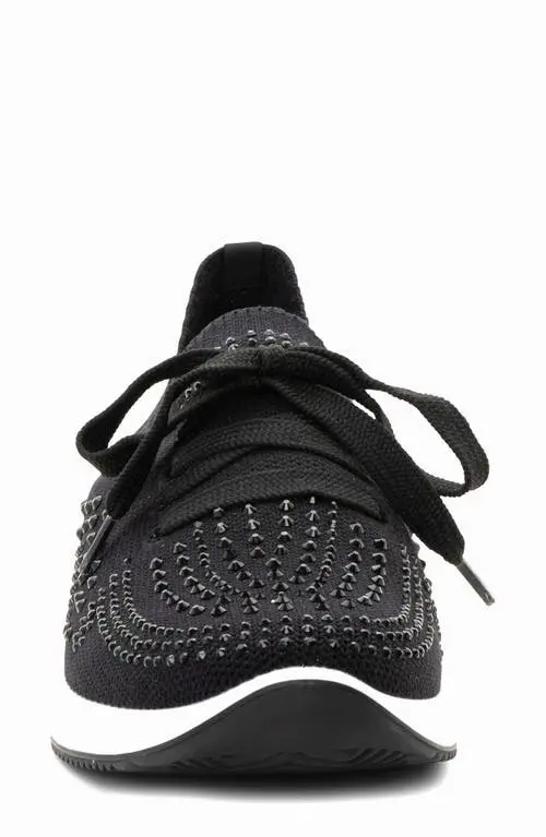 ARA Lisbon Lace-up Sneaker - Black