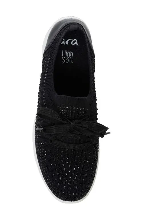 ARA Lisbon Lace-up Sneaker - Black