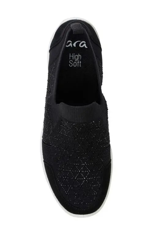 ARA Lisbon Lace-up Sneaker - Black