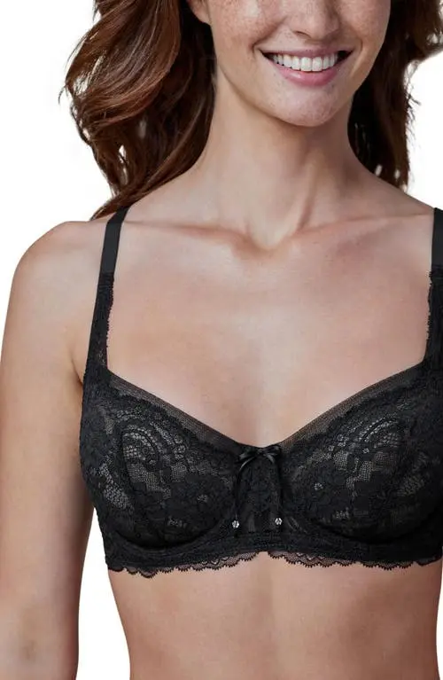 SKARLETT BLUE Minx Lace Balconette Bra - Black