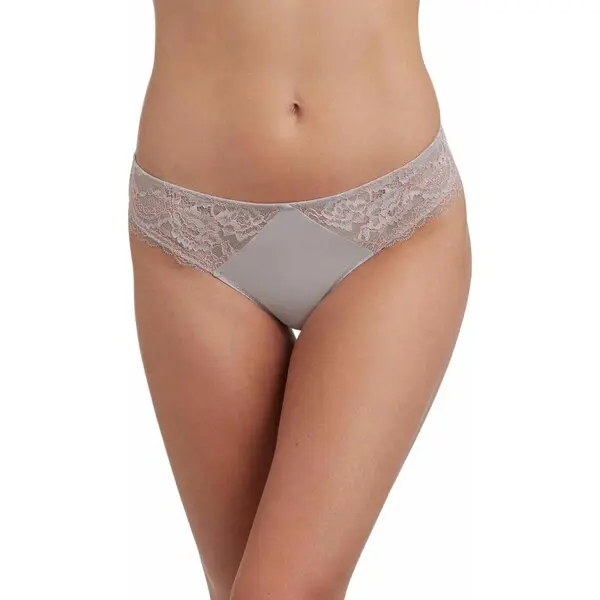 SKARLETT BLUE Minx Lace Thong - Pebble/peach