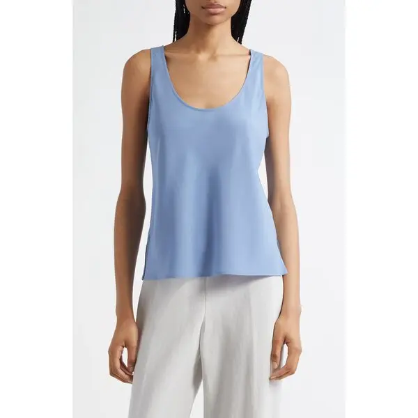 Vince Bias Stretch Silk Tank