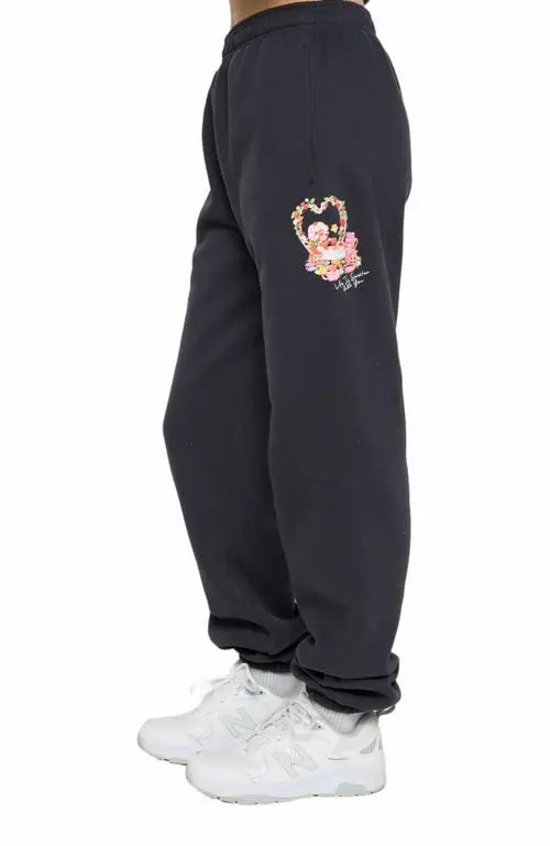 SAMII RYAN Life Is Sweet Sweatpants - Black