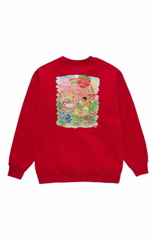 SAMII RYAN Life Is Sweet Crewneck - Red