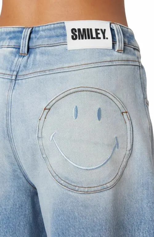SAMII RYAN Smiley Denim Pants
