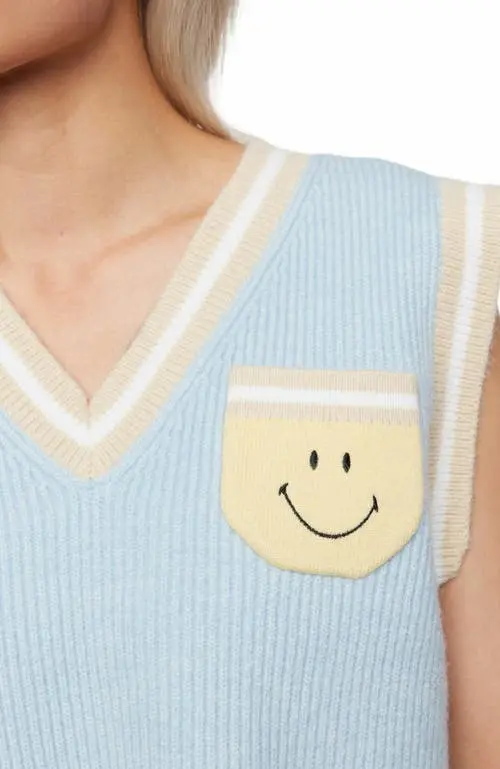 SAMII RYAN Smiley® Wimbeldon Knit Vest