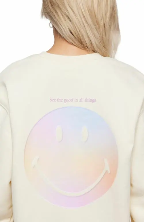 SAMII RYAN Smiley Radiate Happiness Crewneck