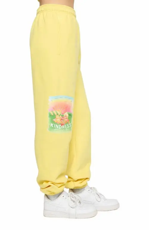SAMII RYAN Offer Kindness Sweatpant - Yellow