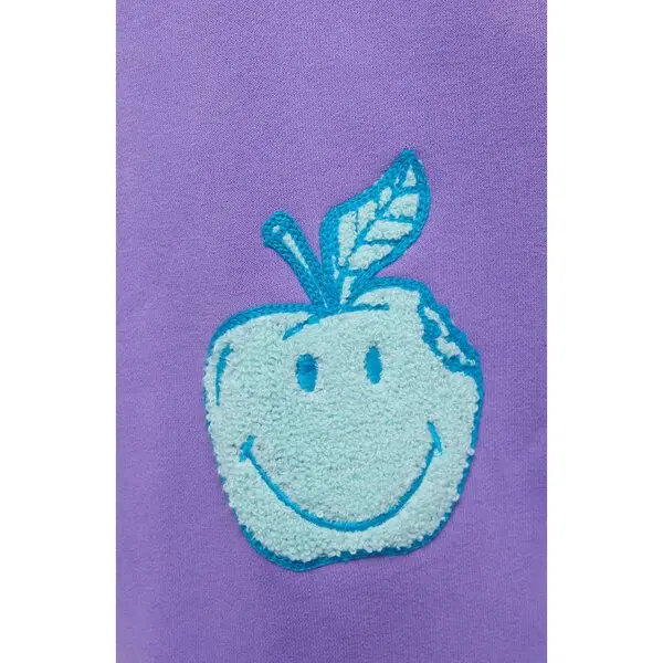 SAMII RYAN Smiley Collaboration "good Day" Sweatpants - Lavender