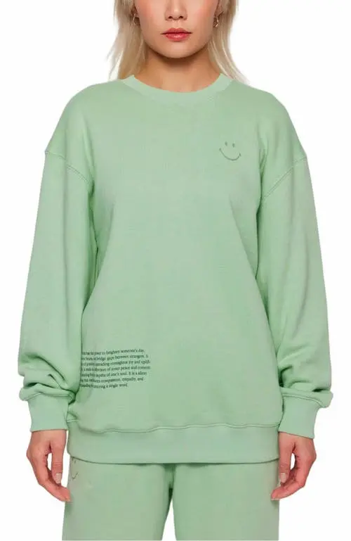 SAMII RYAN Smiley Connections Crewneck
