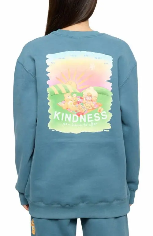 SAMII RYAN Offer Kindness Crewneck - Blue