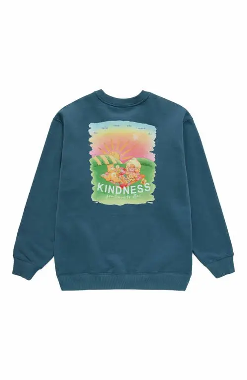 SAMII RYAN Offer Kindness Crewneck - Blue