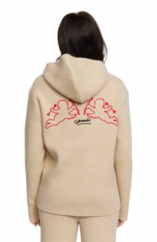 SAMII RYAN Cupid Knit Hoodie