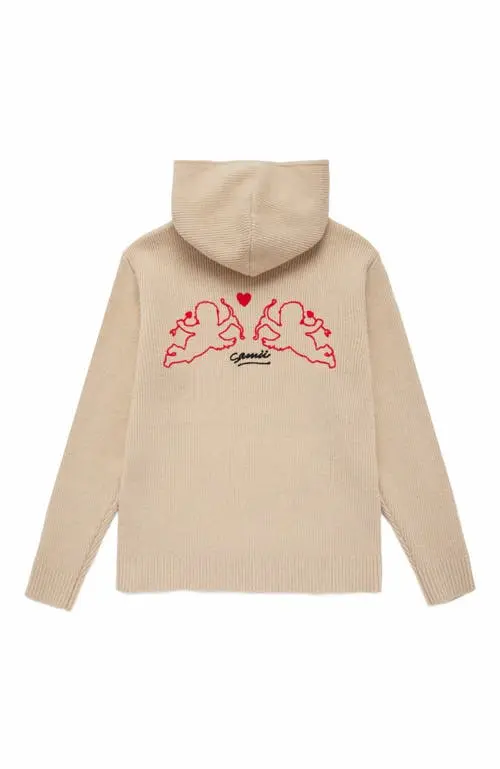 SAMII RYAN Cupid Knit Hoodie