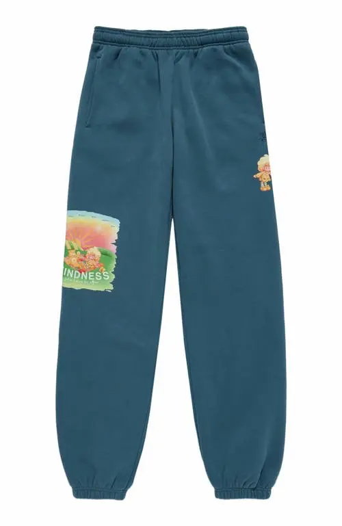 SAMII RYAN X Care Bears & Strawberry Shortcake Collaboration Sweatpants - Blue