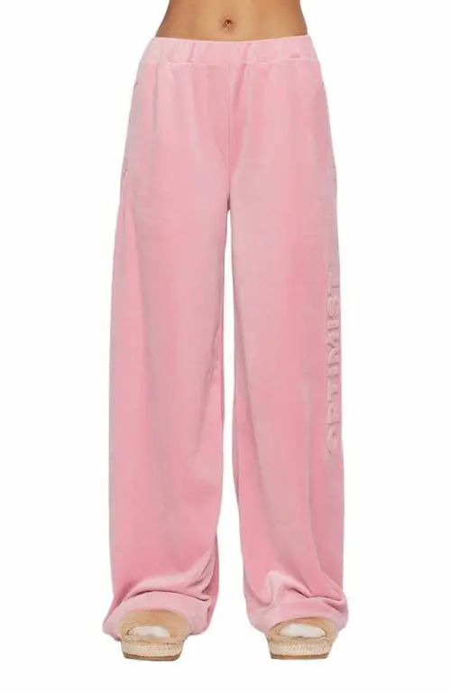 SAMII RYAN Optimist Velour Wide Leg Pants