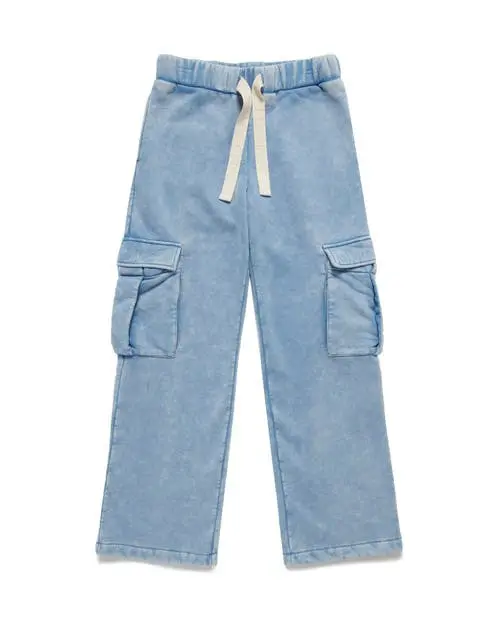 SAMII RYAN Believe Cargo Sweatpants - Blue