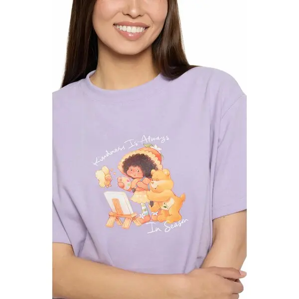 SAMII RYAN Kindness Season Oversized Tee - Lavender