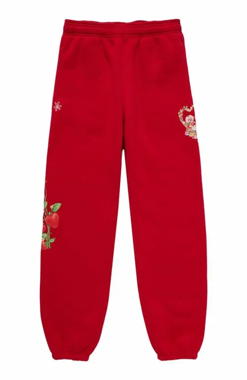 SAMII RYAN Life Is Sweet Sweatpants - Red