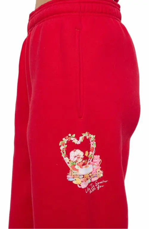 SAMII RYAN Life Is Sweet Sweatpants - Red