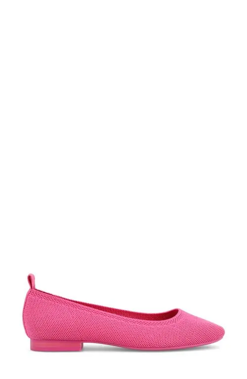 Mia Raisa Stretch Knit Flat - Hot Pink